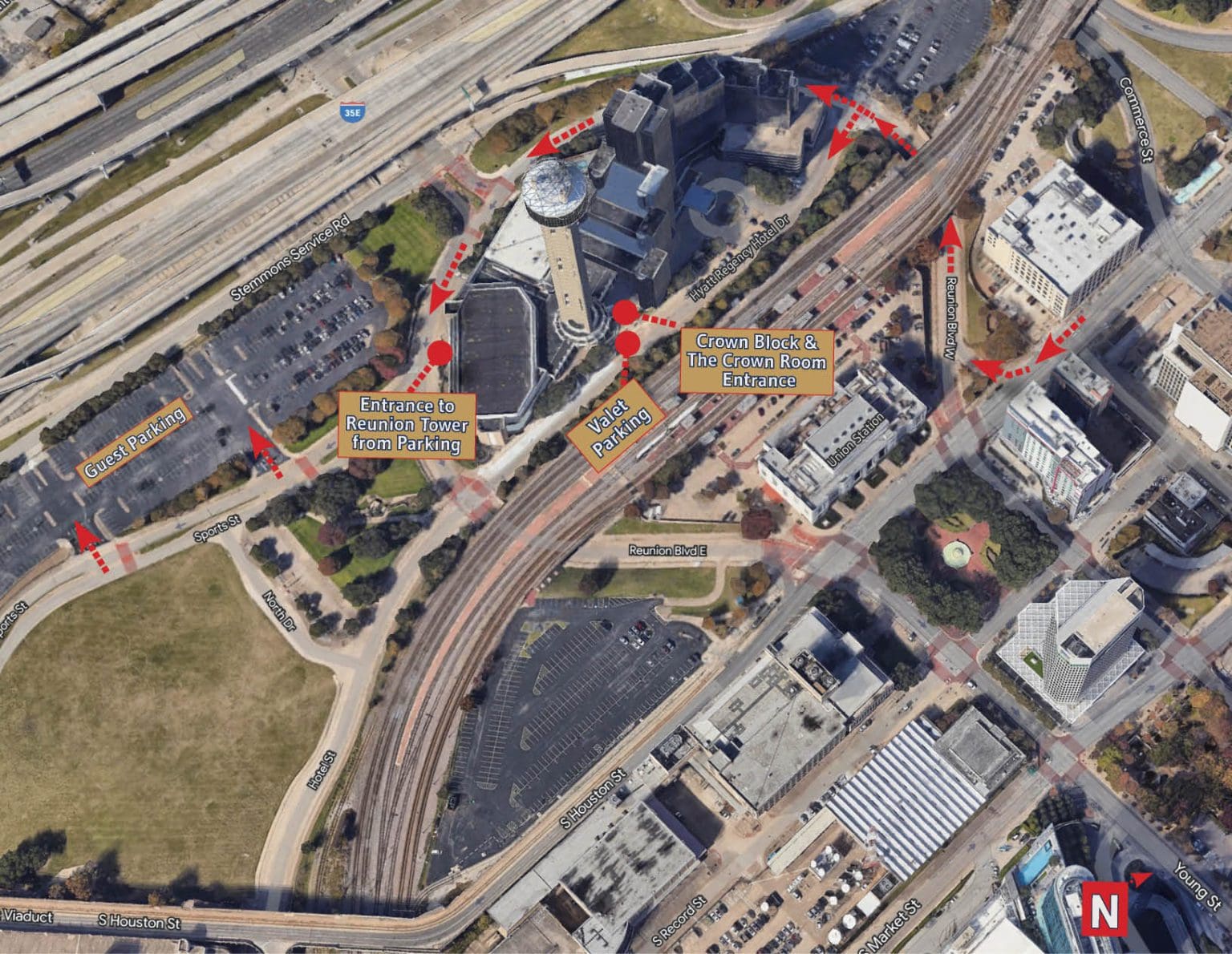 Location - Crown Block